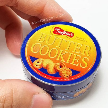 10th Anniversary: Butter Cookies with Tin | TinyPinc Miniatures